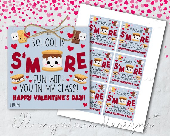 PRINTABLE School is S'MORE Fun With You in My Class Happy | Etsy