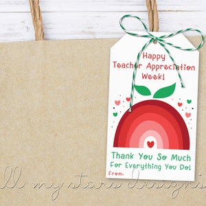 PRINTABLE Happy Teacher Appreciation Week! Thank You so Much for ...