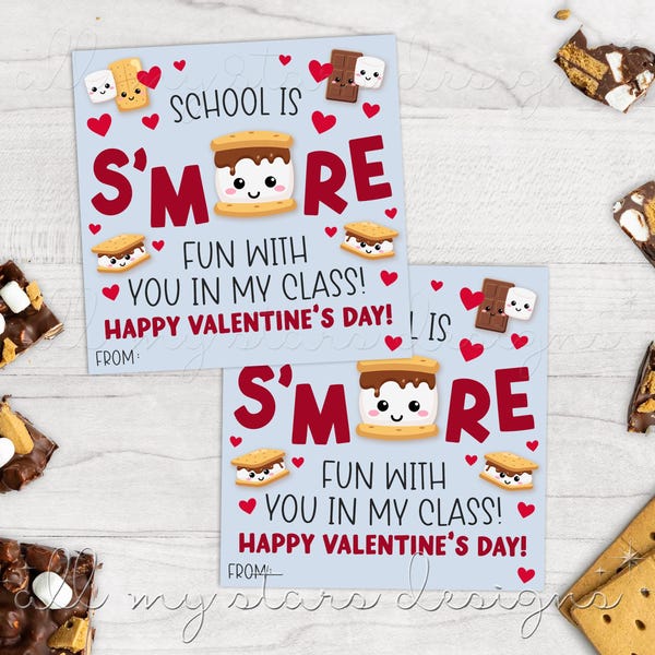 Smores Valentine - Etsy