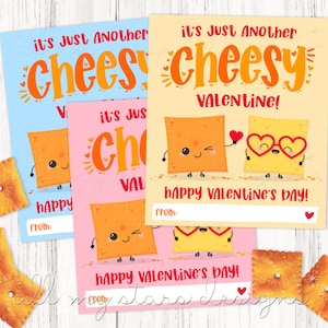 PRINTABLE It's Just Another CHEESY Valentine! Happy Valentine's Day ...