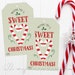 PRINTABLE Wishing You a SWEET Christmas Candy Cane Heart Tag Instant ...