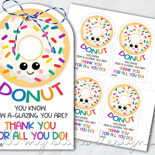 Donut Printable - Etsy