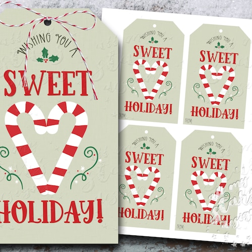 Printable Christmas Treat for Someone Sweet Gift Tag - Etsy