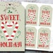 PRINTABLE Wishing You a SWEET Holiday Candy Cane Heart Tag - Etsy