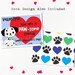 PRINTABLE Cute Dogs & Puppies Valentine Cards Set of 6 - Etsy