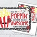 PRINTABLE Let's Get POPPIN' and Make This an Awesome Cheer Season! Tag ...