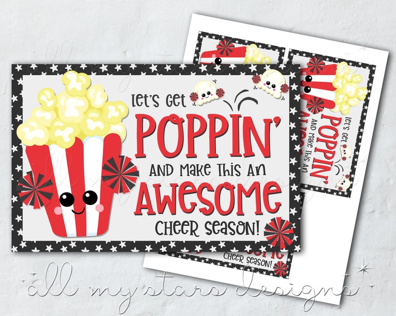PRINTABLE Let's Get POPPIN' and Make This an Awesome | Etsy