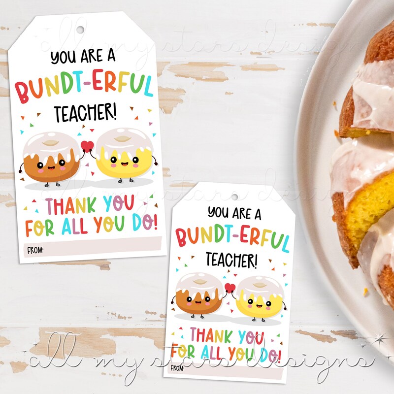 Teacher Appreciation Tags - Etsy