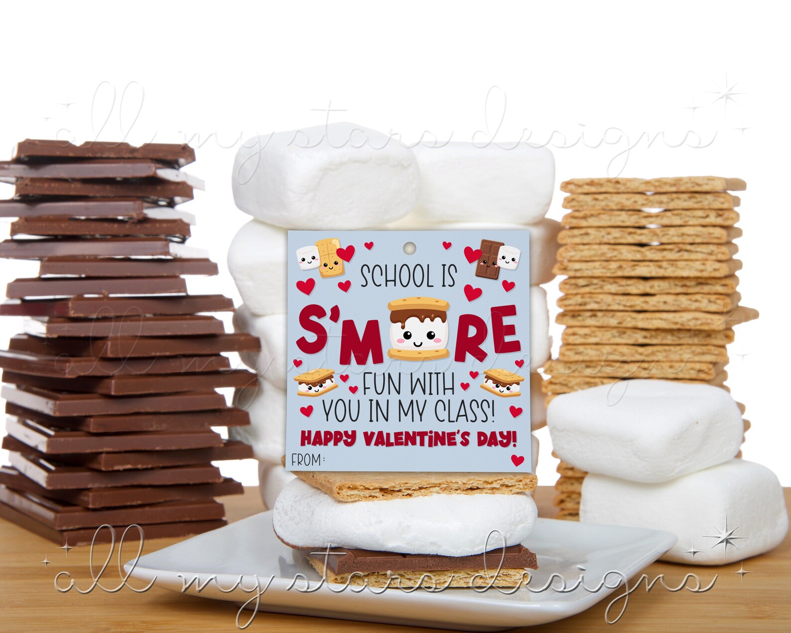 PRINTABLE School is S'MORE Fun With You in My Class Happy | Etsy