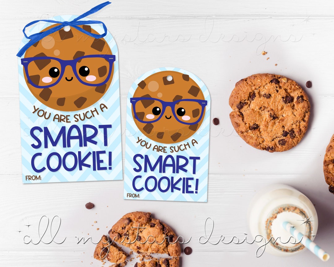 PRINTABLE You Are Such a SMART COOKIE! Tag | Instant Download ...