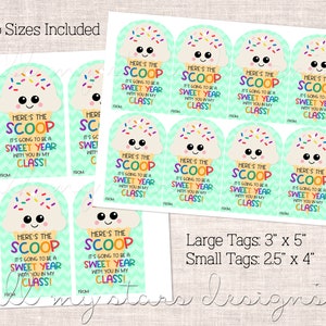 PRINTABLE Here's the SCOOP It's Going to Be A SWEET Year With You in My ...