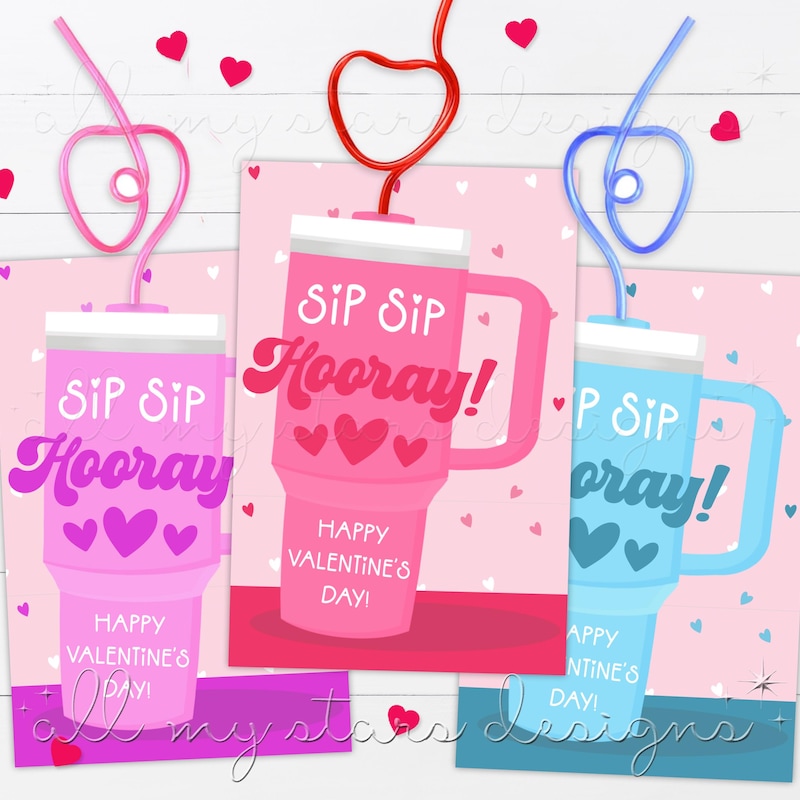 Valentines Day Straws - Etsy