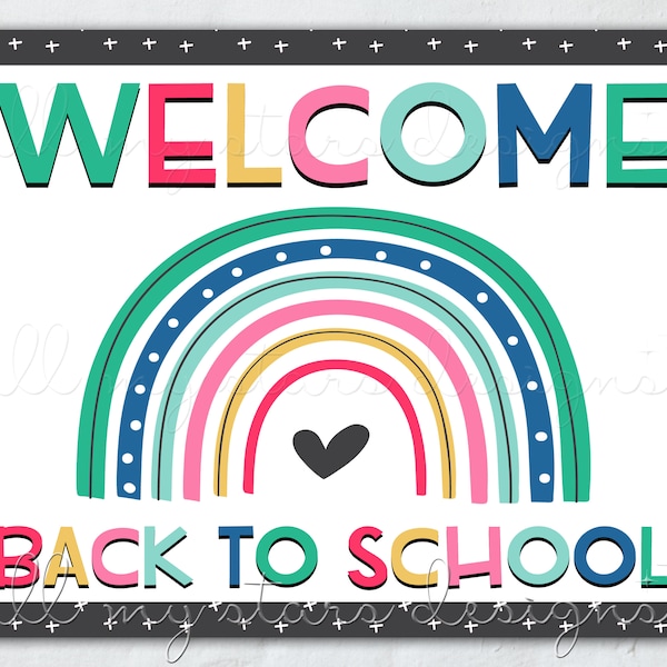 Printable Welcome Back Sign - Etsy