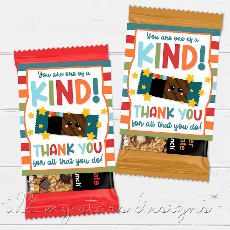 Kind Bar Stickers - Etsy