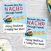 PRINTABLE Because You Are NACHO AVERAGE Friend! Merry Christmas & Happy ...