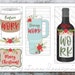 Printable Before Work, During Work, After Work Merry Christmas 4 Piece ...