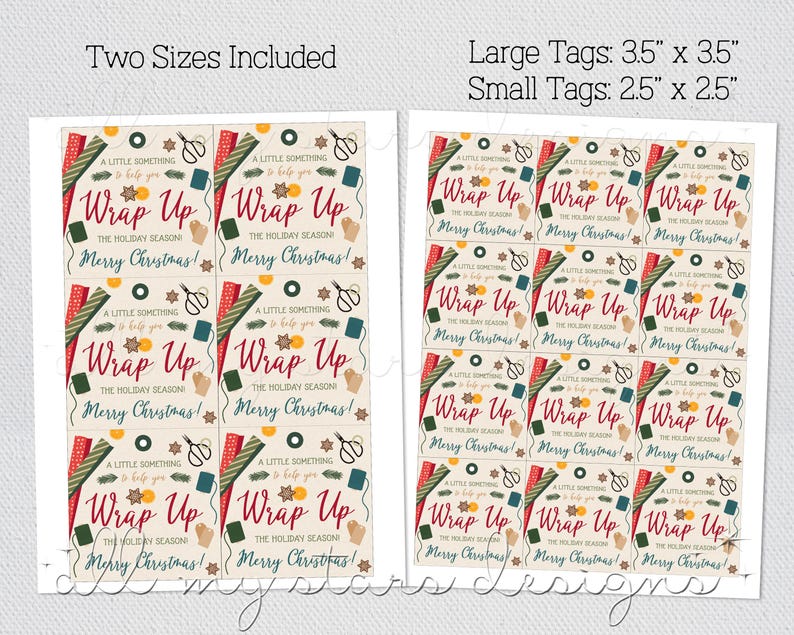 PRINTABLE A Little Something to Help You WRAP UP the Holiday Season ...