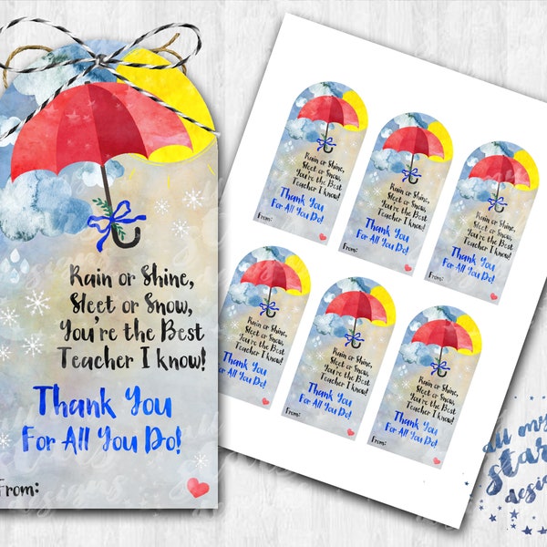 Umbrella Thank You - Etsy