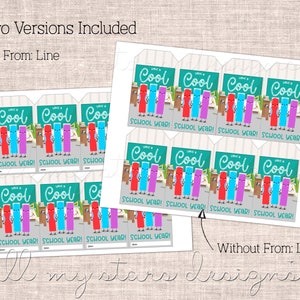 PRINTABLE Have a COOL School Year! Ice Pop Tag | Instant Download ...