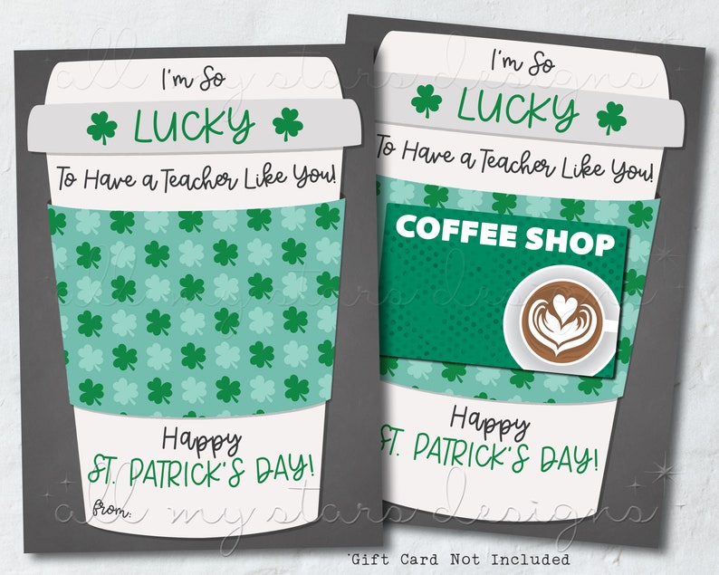 PRINTABLE I'm so LUCKY to Have a Teacher Like You Happy | Etsy