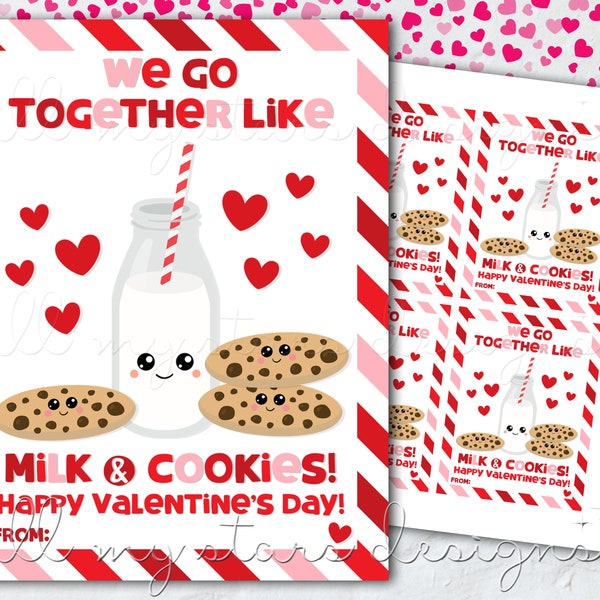 Cookies and Milk We Go Together - Etsy