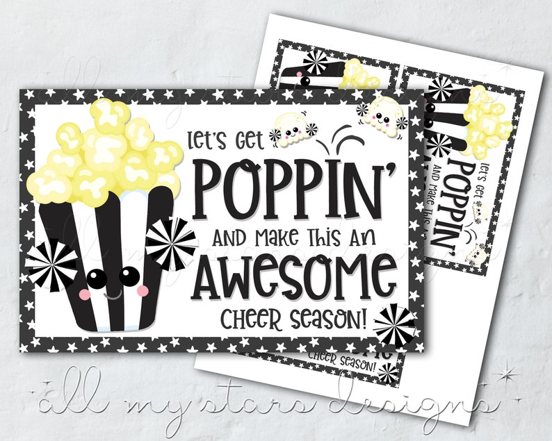PRINTABLE Let's Get POPPIN' and Make This an Awesome - Etsy