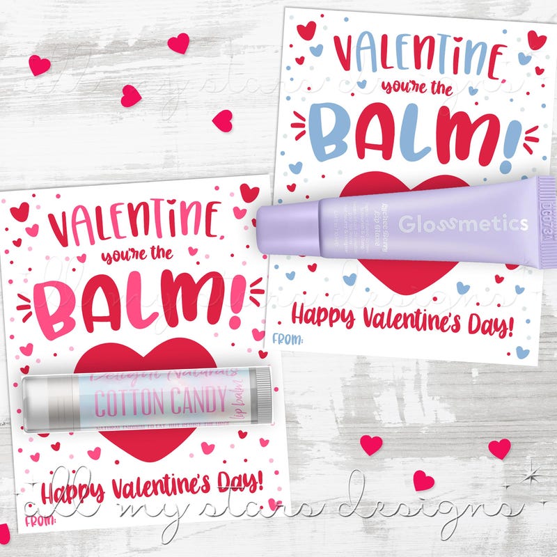 Lip Gloss Cards - Etsy