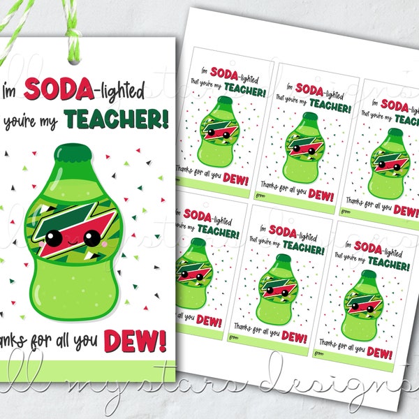Thanks for All You Dew Sticker - Etsy