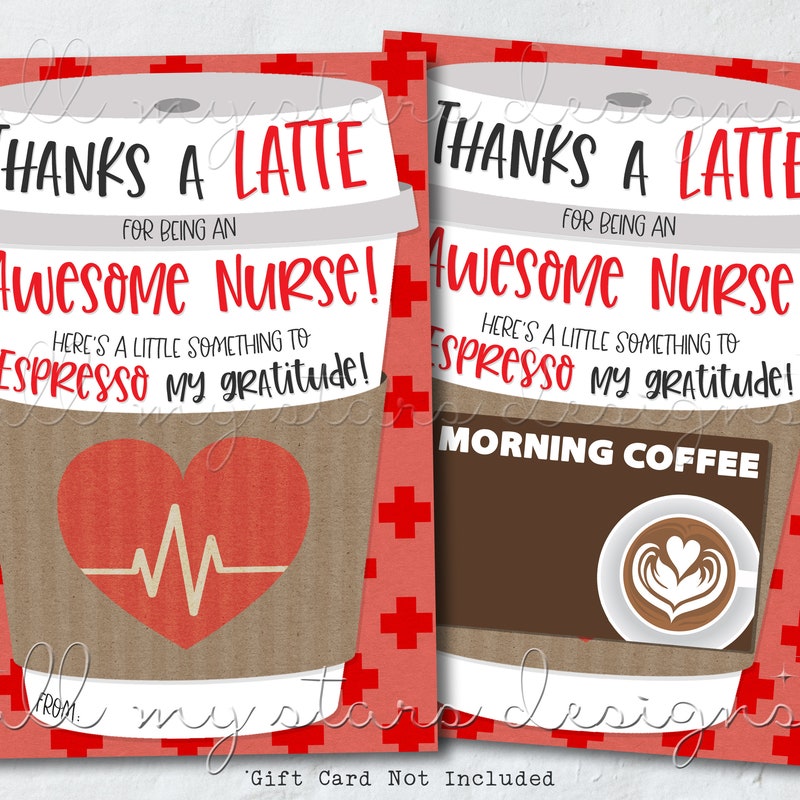 Thanks a Latte - Etsy