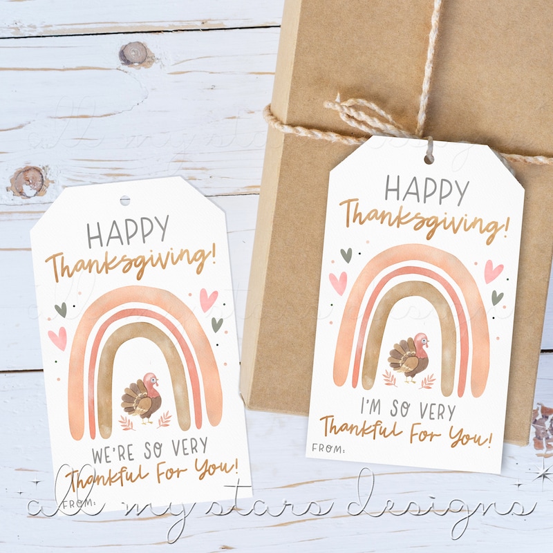 Thanksgiving Tags - Etsy