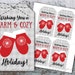PRINTABLE Wishing You a Warm & Cozy Christmas! Mitten Tag | Instant ...