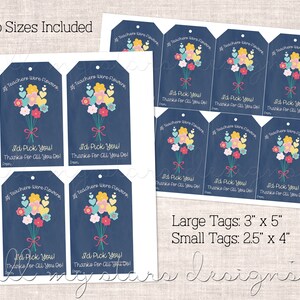 PRINTABLE If Teachers Were Flowers, I'd/we'd Pick You! Thanks for All ...