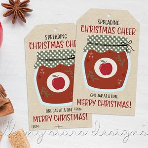 PRINTABLE Spreading Christmas Cheer One Jar at a Time. Merry Christmas ...