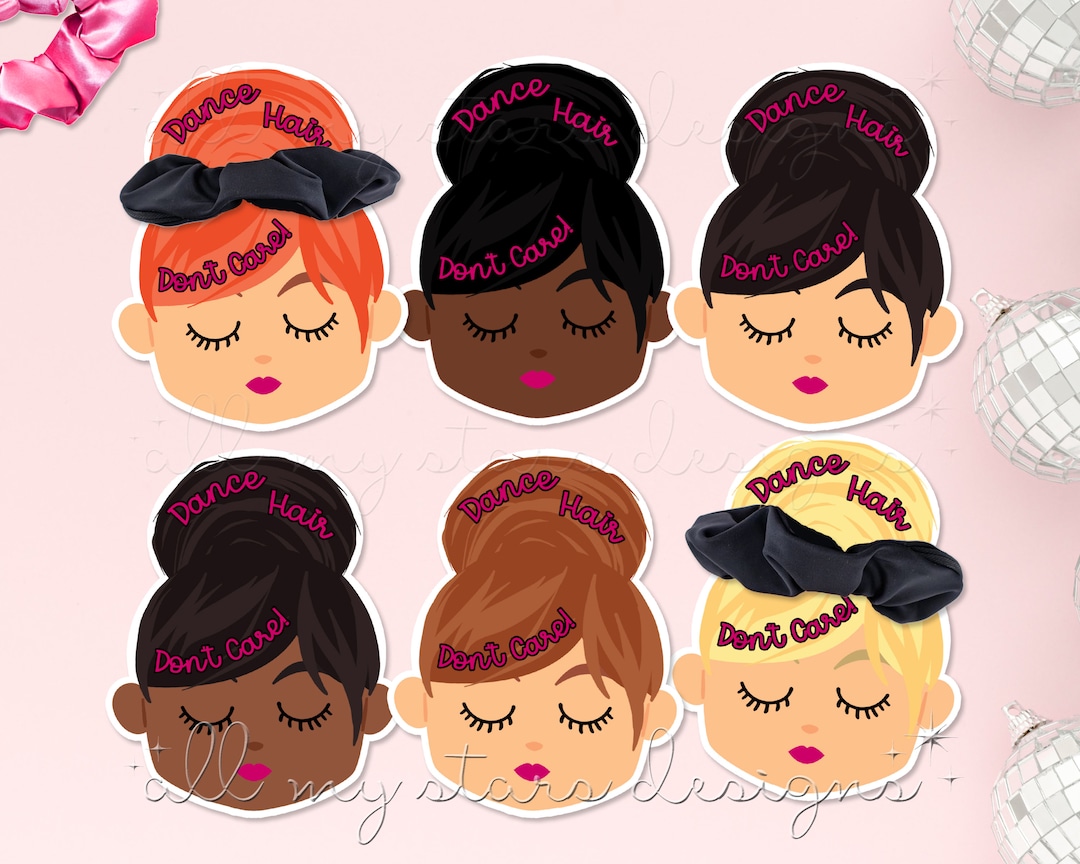 PRINTABLE Dance Hair, Don't Care! Scrunchie Holder Tag | Instant ...