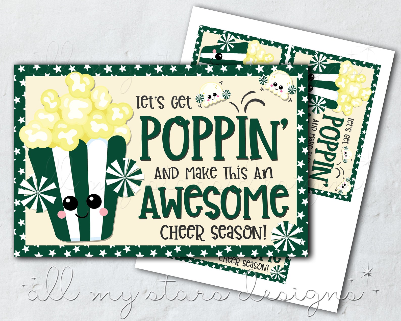 PRINTABLE Let's Get POPPIN' and Make This an Awesome - Etsy