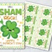 PRINTABLE You Sham-rock Happy St. Patrick's Day Cute Shamrock Tag ...