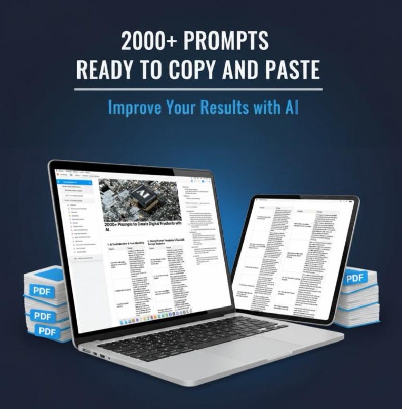 2000+ AI Prompts Bundle for Digital Products, Seller Toolkit (PDF ...