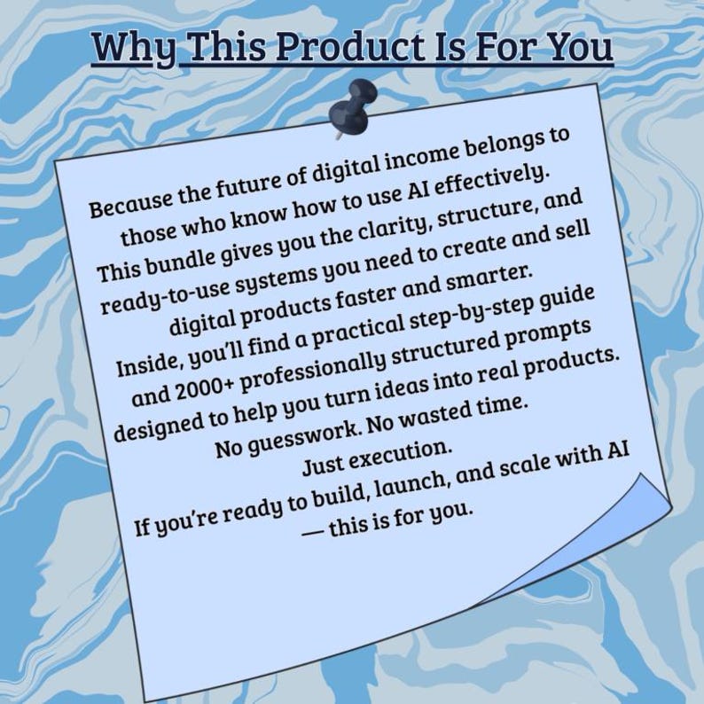 2000+ AI Prompts Bundle for Digital Products, Seller Toolkit (PDF ...