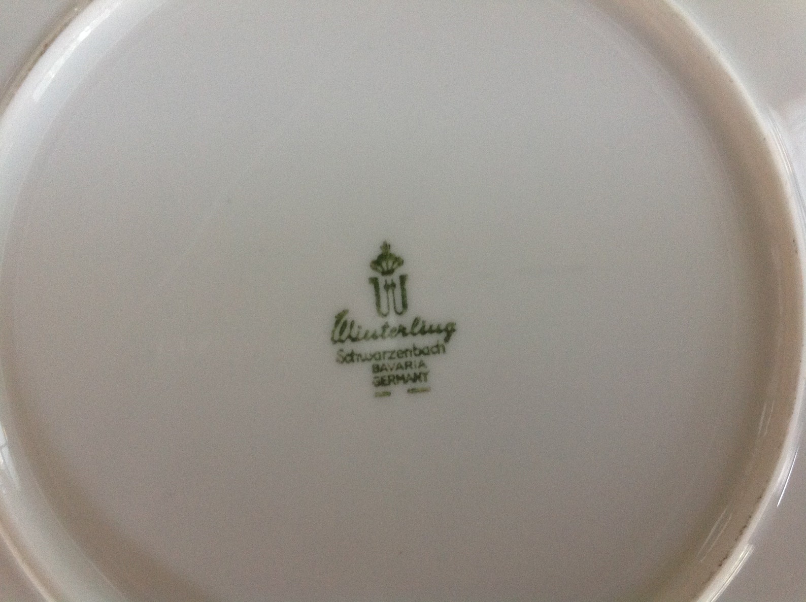 Winterling Schwarzenbach Salad Plates With Pretty Yellow | Etsy