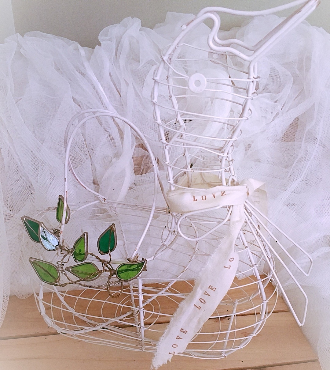 Duck Wire Basket, Duck Wire Egg Basket , Upcycled Duck Wire Egg Basket ...