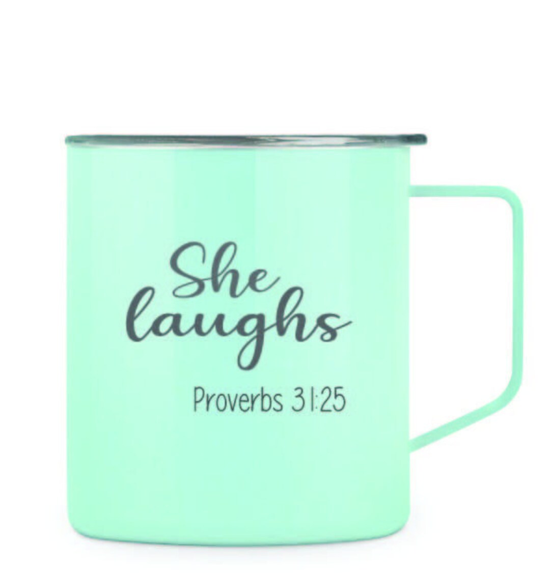 She Laughs Proverbs 31 Mug-engraved Mug-christian Coffee Mug-stainless ...