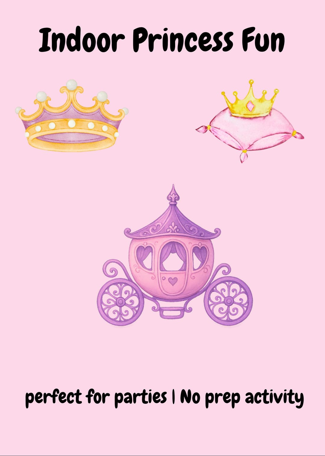 Princess Scavenger Hunt | Indoor Kids Activity, Rainy Day Fun (digital ...