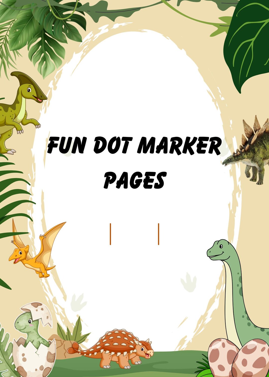 Dinosaur Dot Marker Printable Activity Pack | Preschool Bingo Dauber ...