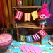 HUG TIME Rainbow Banner for Birthday Party Cake Table / Display Table ...