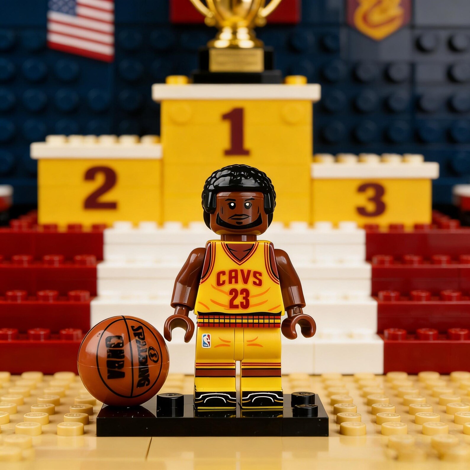 Lebron James Minifigure – 2016 Cavs Champion NBA Collectible Display - Etsy