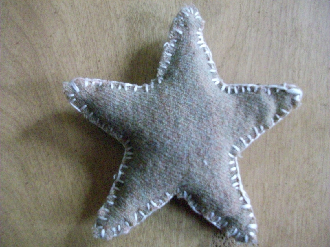 Primitive Punch Needle Star Ornie or Bowl Filler - Etsy