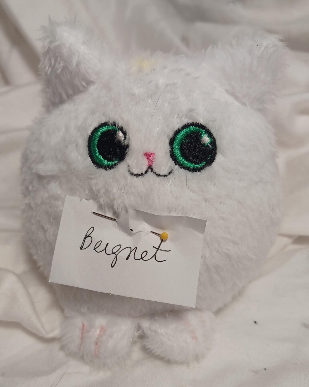 Lil' FAT Cats Faux Fur FURRY White - Mini Cats * Made in USA - Etsy