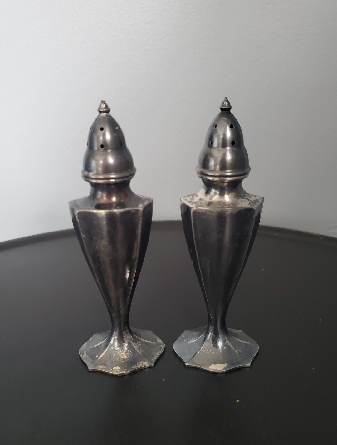 Vintage Quaker Silver Co Salt and Pepper Shakers - Etsy