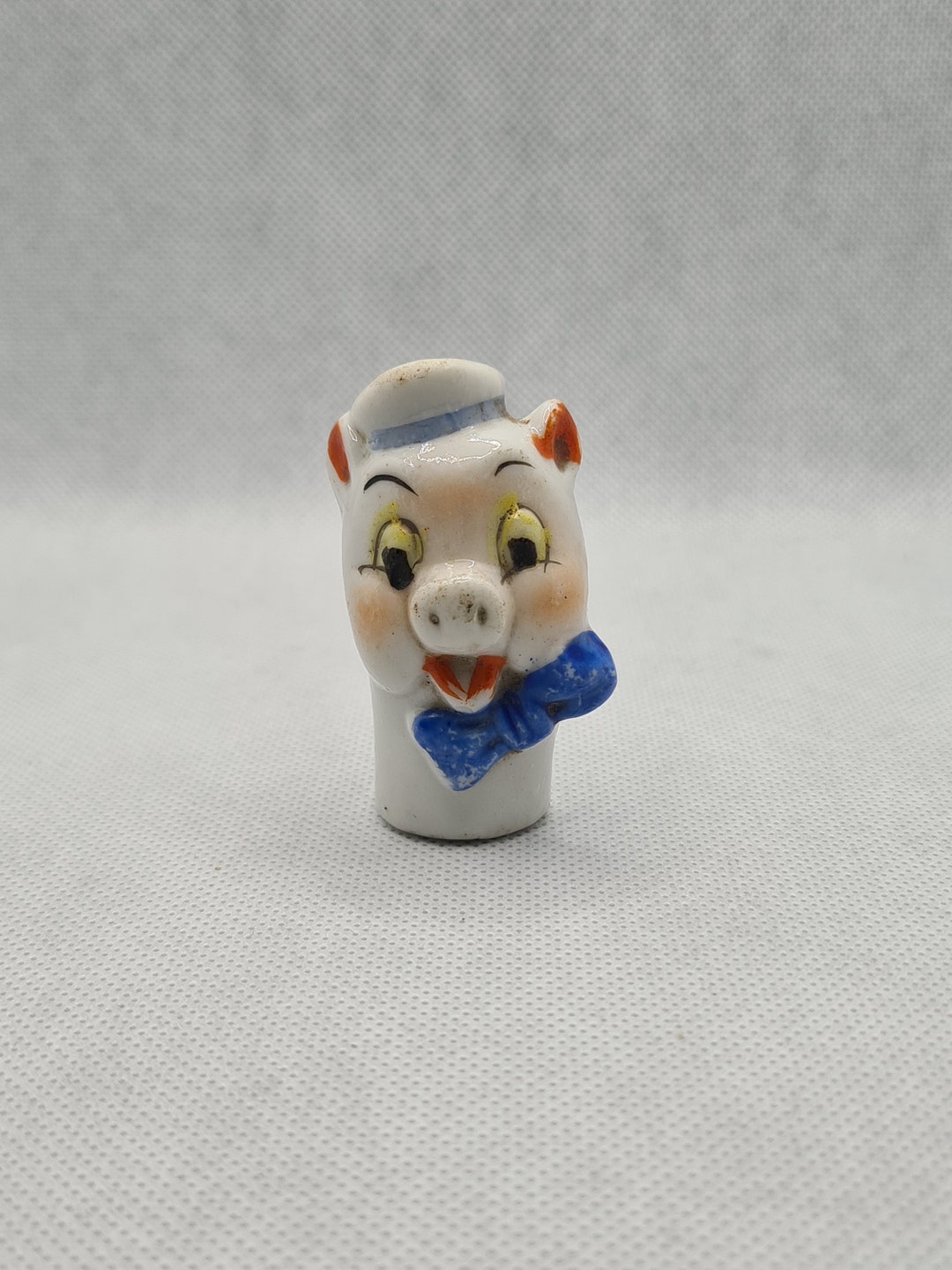 Vintage Carnival Pig Cane Topper - Etsy