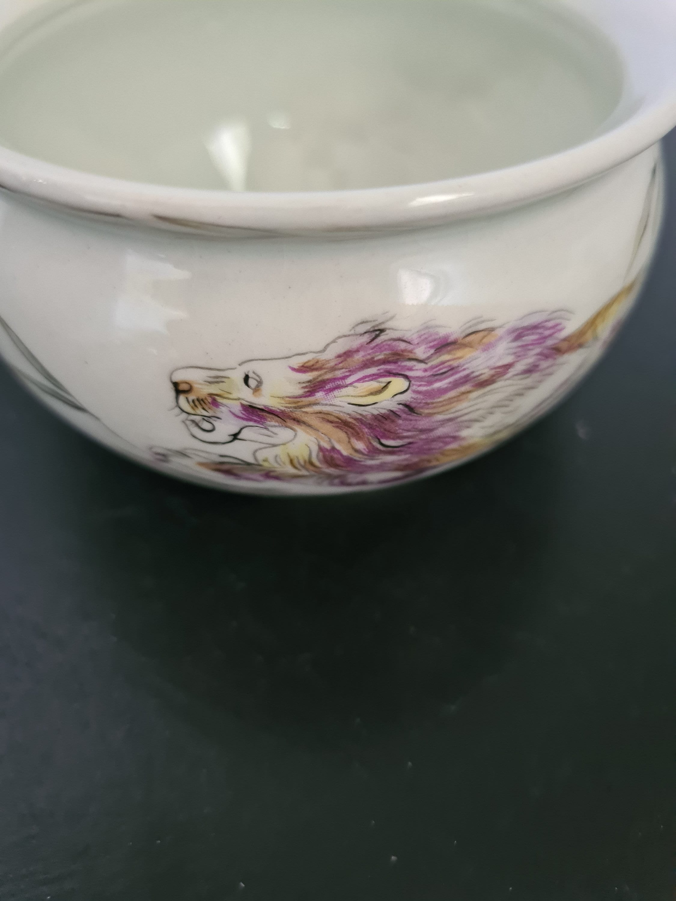 Vintage Mohawk Lion Shaving Mug - Etsy